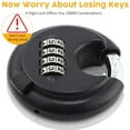 10 Pack 4 Digit Combination Locks Stainless Steel Code Lock Combo ...