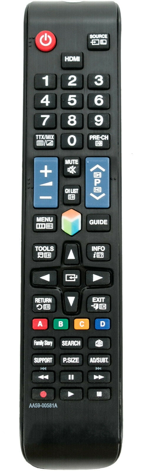 AA59-00581A Remote Control for SAMSUNG Smart 3D TV UN26EH4000F ...