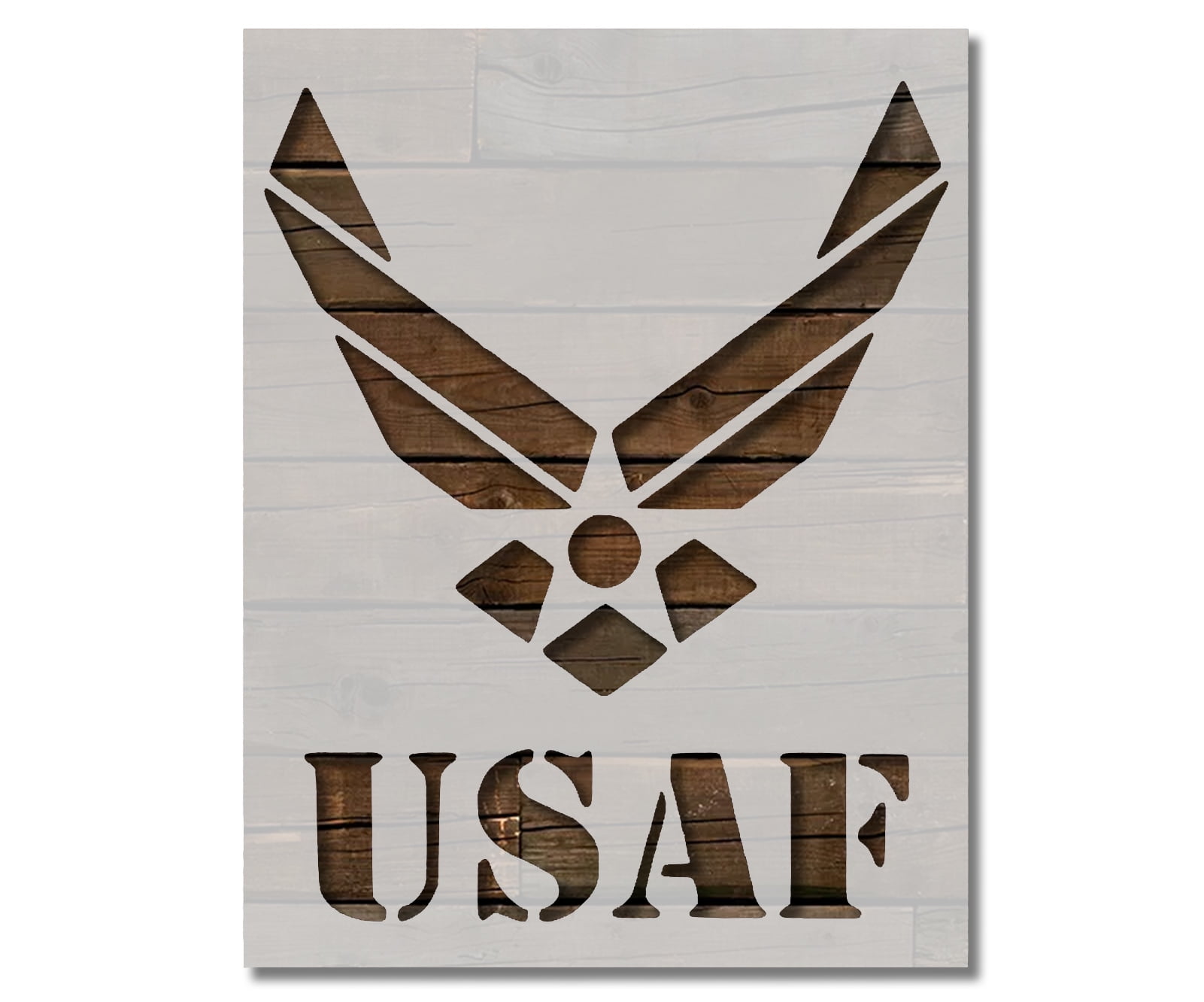 USAF United States Air Force Stencil Template Reusable 8.5 x 11 for ...