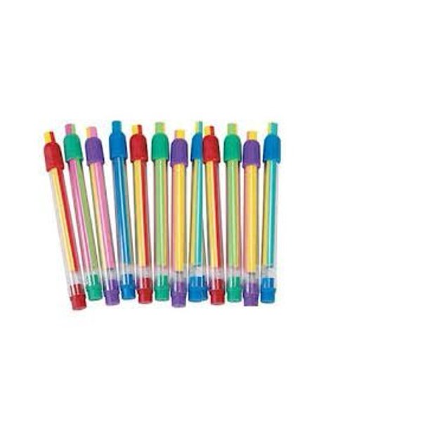 Striped Eraser Sticks - Stationery - 12 Pieces - Walmart.com