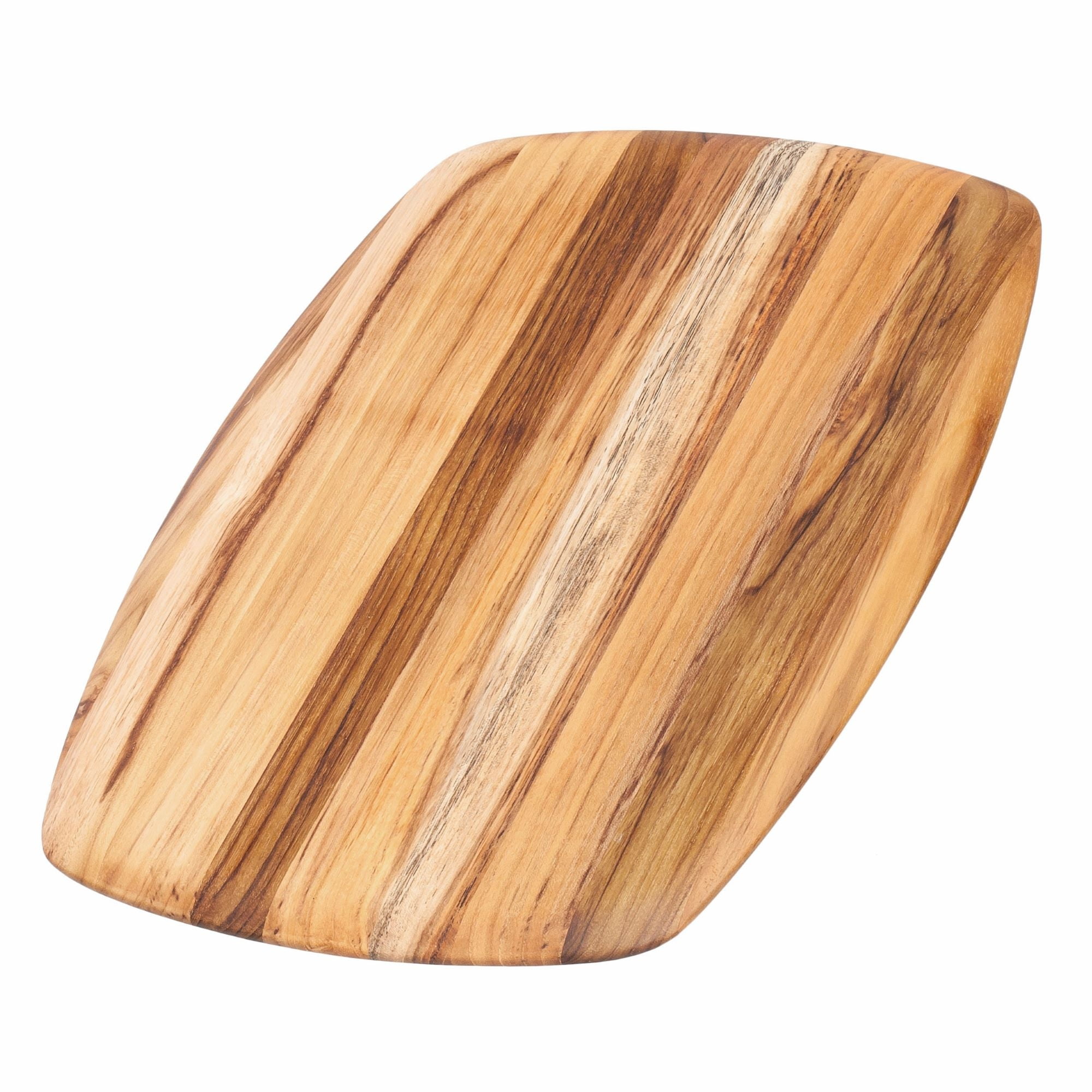 TeakHaus Edge Grain Cutting Board w/Rounded Edge (Large) | 16" x 11" x ...