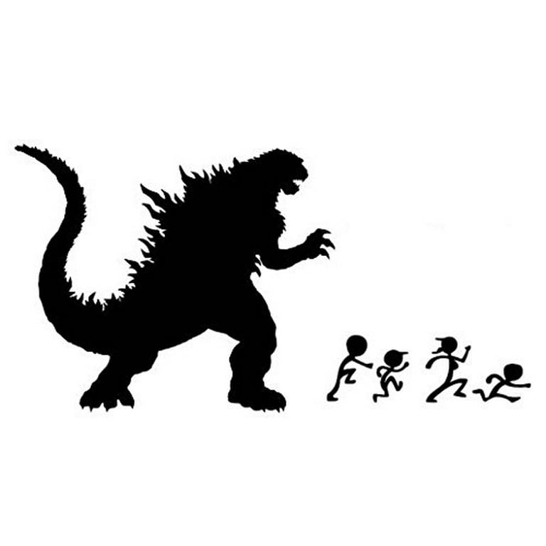 Godzilla Silhouette Decal