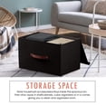 Collapsible Fabric Storage Chest Black XLarge - 6 Pack for Closet ...