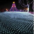 4.9ft x 4.9ft LED Mesh Net String Lights Christmas Fairy String Lights ...