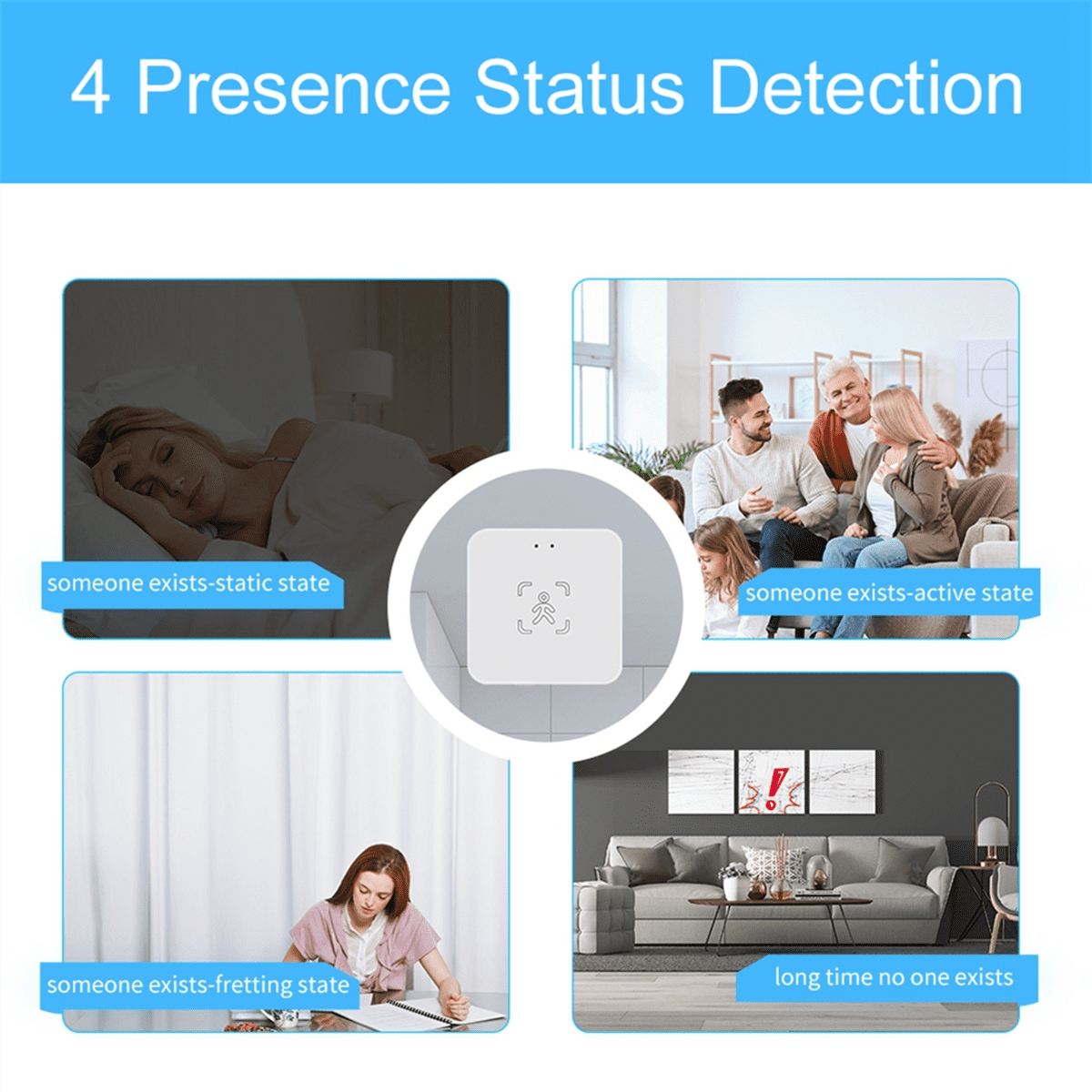 Tuya WIFI Human Presence Sensor 24G Human Presence Millimeter Wave ...