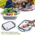 IFCOW Collapsible Cutting Board Kitchen Chopping Board 3 in 1 ...