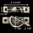 Renovator's Supply Antique Brass Window Sash Catch Lock 2.7" L Brass ...