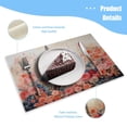 BaHomeck placemats Set of 4 Pastel Pink And Blue Flowers In Front Of ...