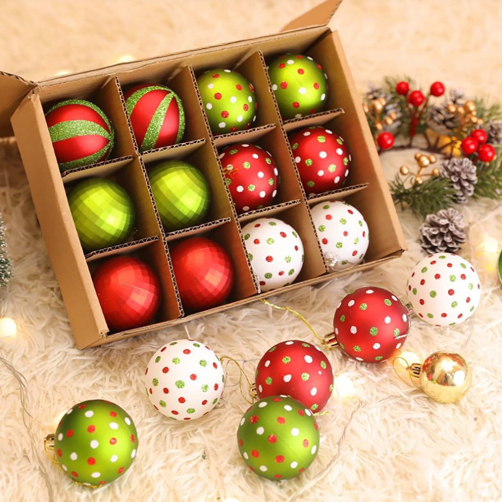 Click here for Vivavault Hand-Painted Christmas Ornament 12 Piece... prices