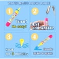 Water Drawing Doodle Book with Pen, Reusable Magic Water Coloring Board ...