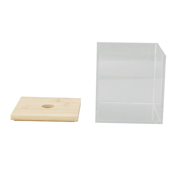 Clear Acrylic Coffee Holder Box With Lid Storage Box For Coffee Shop ...