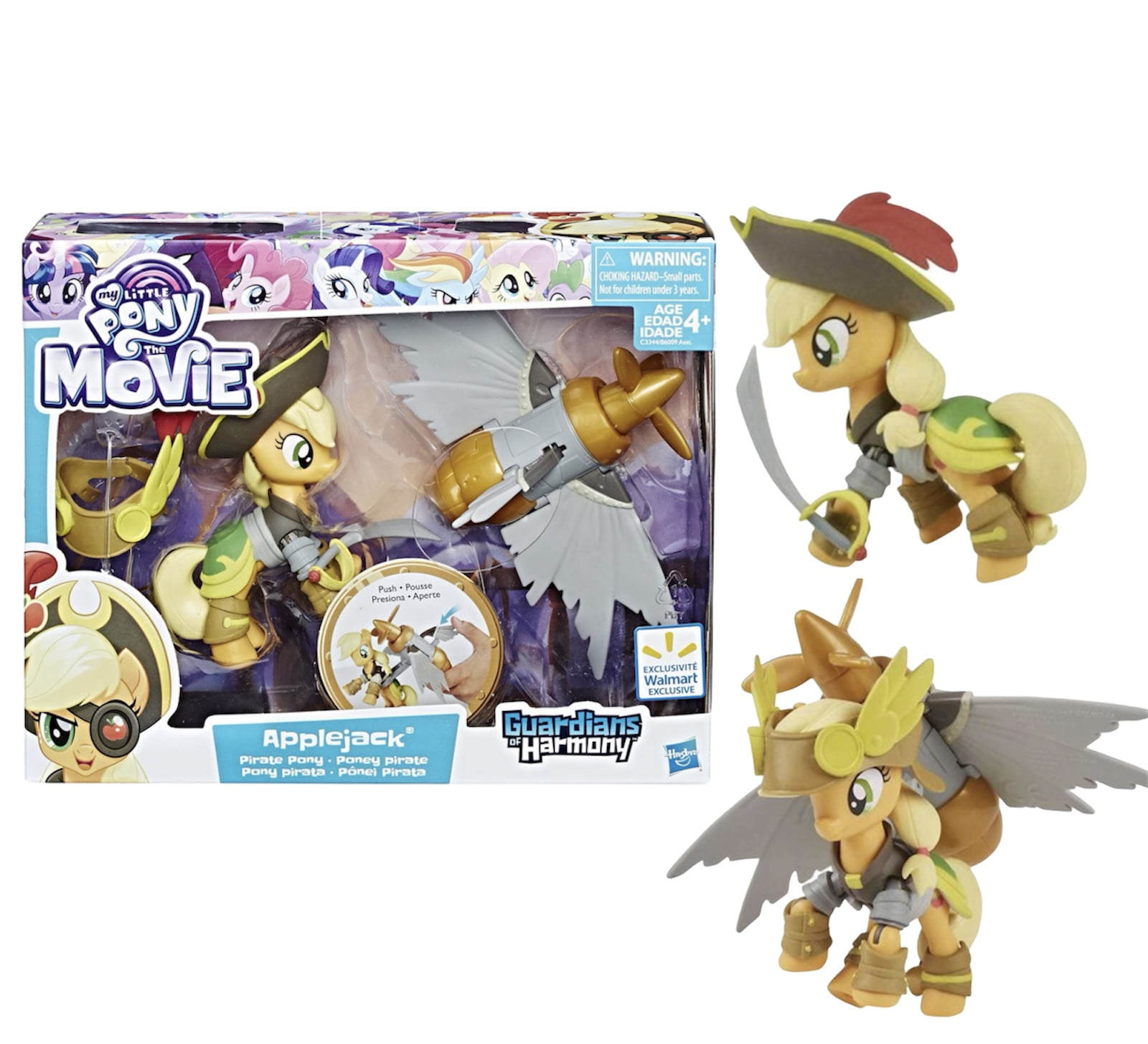 My Little Pony the Movie Guardians of Harmony Applejack Pirate Action ...