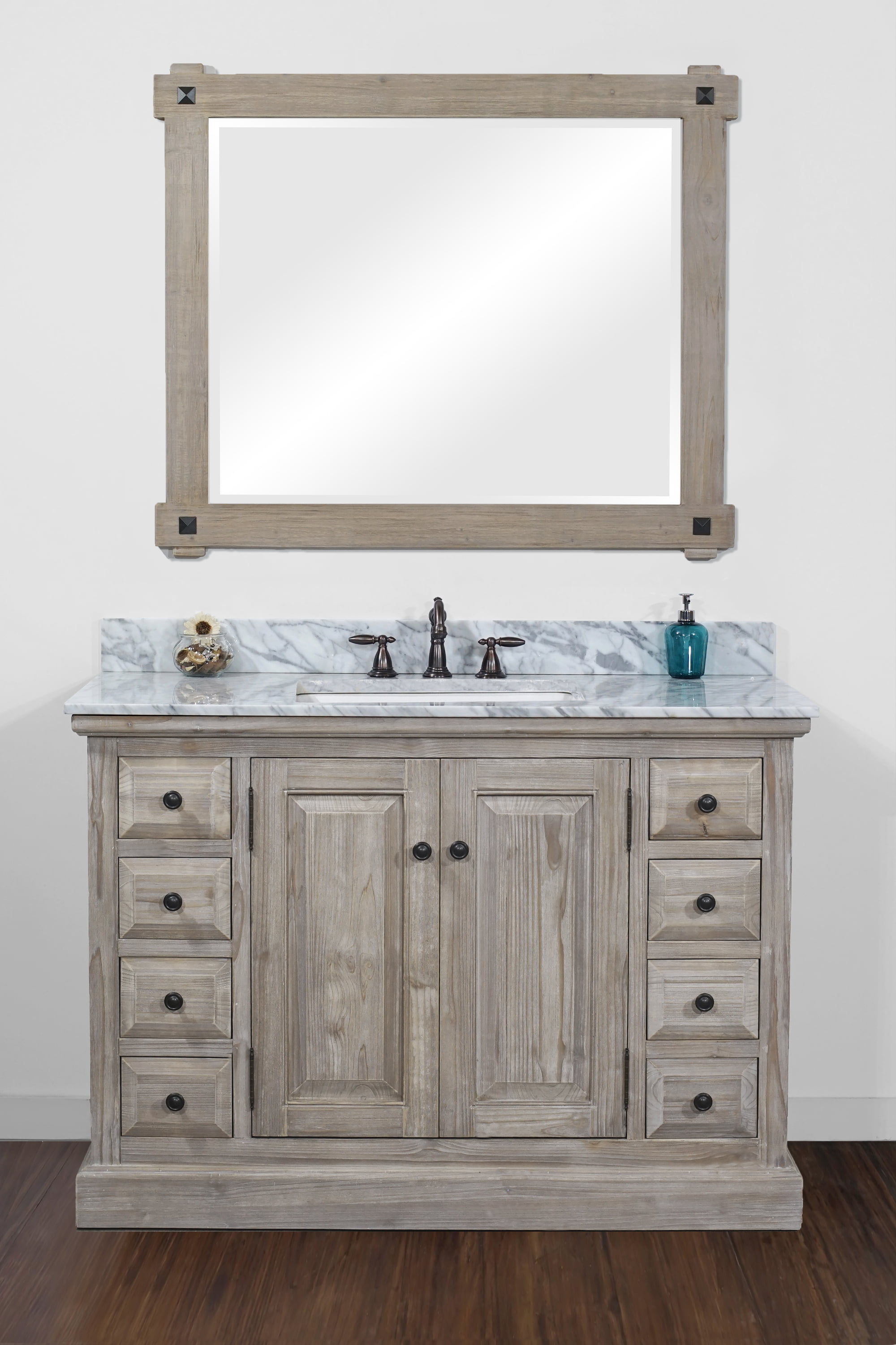 48 Inch Rustic Bathroom Vanity – Rispa