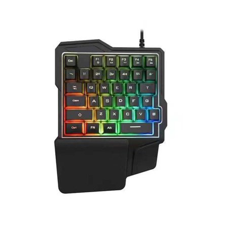 haiyanERXD One Hand Gaming Keyboard Half Keyboard Small Gaming ...