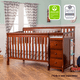 Dream On Me 5-in-1 Brody Convertible Crib Conversion Post, Espresso ...