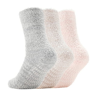 Gold Medal Women's Christmas Fuzzy Butter Slipper Socks (2 Pr) - Red ...