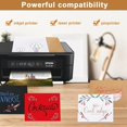 100 Packs Black Blank Greeting Cards with Envelopes 4 x 6 Heavyweight ...