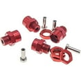 4-Pack 12mm to 17mm Wheel Hex Hub Adapter Extension Conversion for 1/10 RC Car and Upgrade 1/8 ...