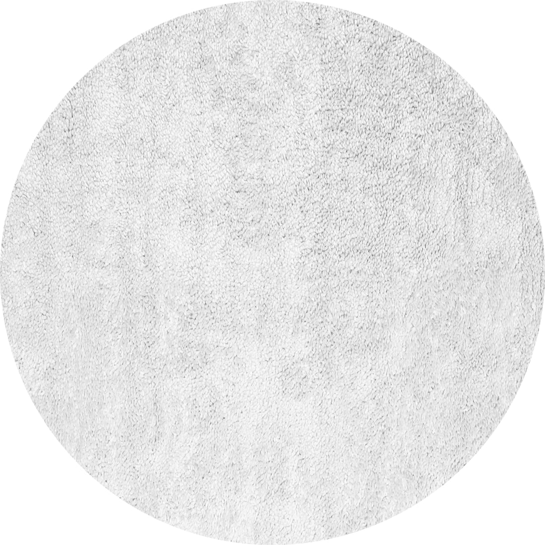 Ahgly Company Indoor Round Solid Gray Modern Area Rugs, 8' Round ...