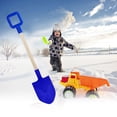 16 Inch Wooden Handle Beach Shovel for Sand Digging, Heavy Duty Sand ...