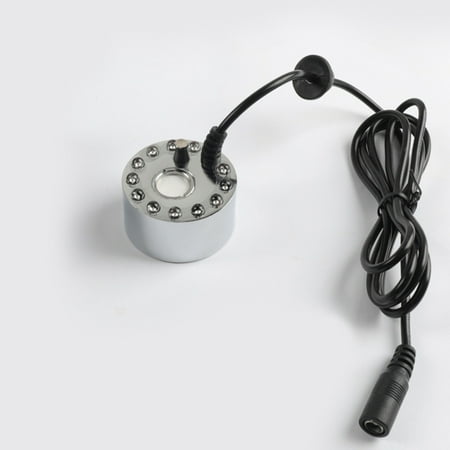 Amyove 12 Led 16mm Fogger Atomizer Colorful Misting Maker Water ...