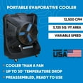 Portacool Prtble Evaporative Cooler,13500cfm,3/4HP PACJS2601A1 ...