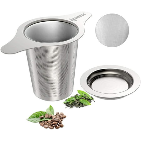 Upgraded 18/8 Stainless Steel Tea and Coffee Infuser Fine Mesh Filters ...