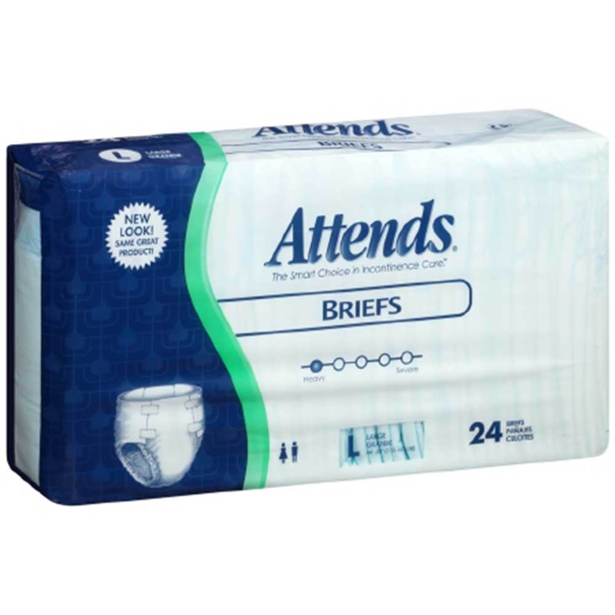 Attends BR30 Poly Brief Case of 72 - Walmart.com