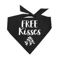Free Kisses Mistletoe Triangle Dog Bandana - Walmart.com