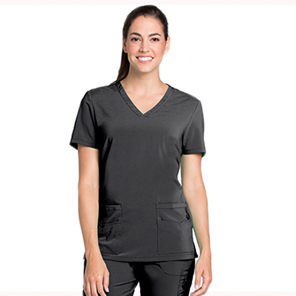 Lynx Women's Unleashed V-Neck Solid Scrub Top - Walmart.com