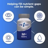 One A Day Men's 50+ Multivitamin Tablets, Multivitamins for Men, 100 Ct ...