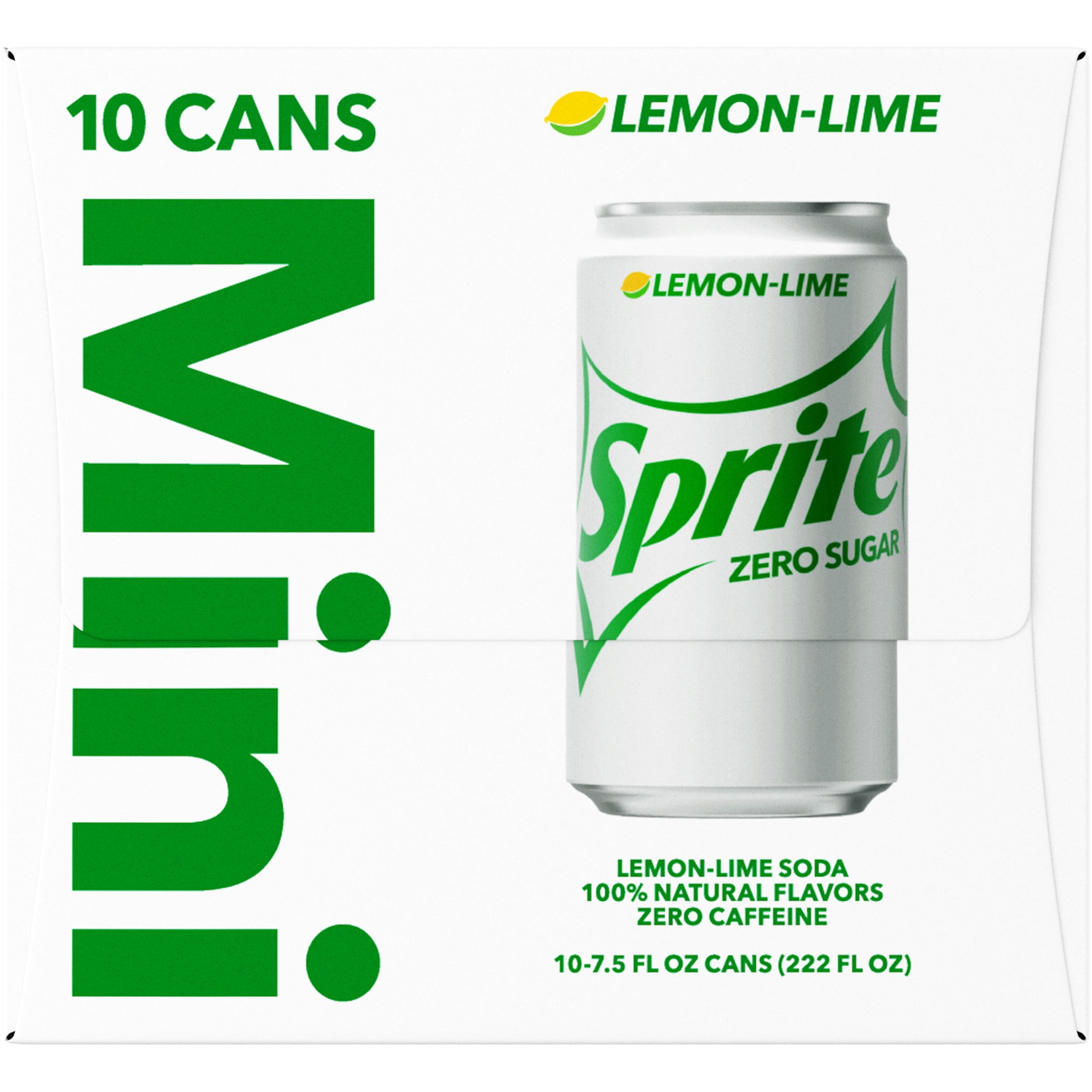 Buy Sprite Zero Sugar Lemon Lime Diet Soda Pop Soft Drinks 7 5 Fl Oz