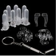 Durable Eyeglass Repair Tool Kit with Screws, Nose Pads & Nuts ...