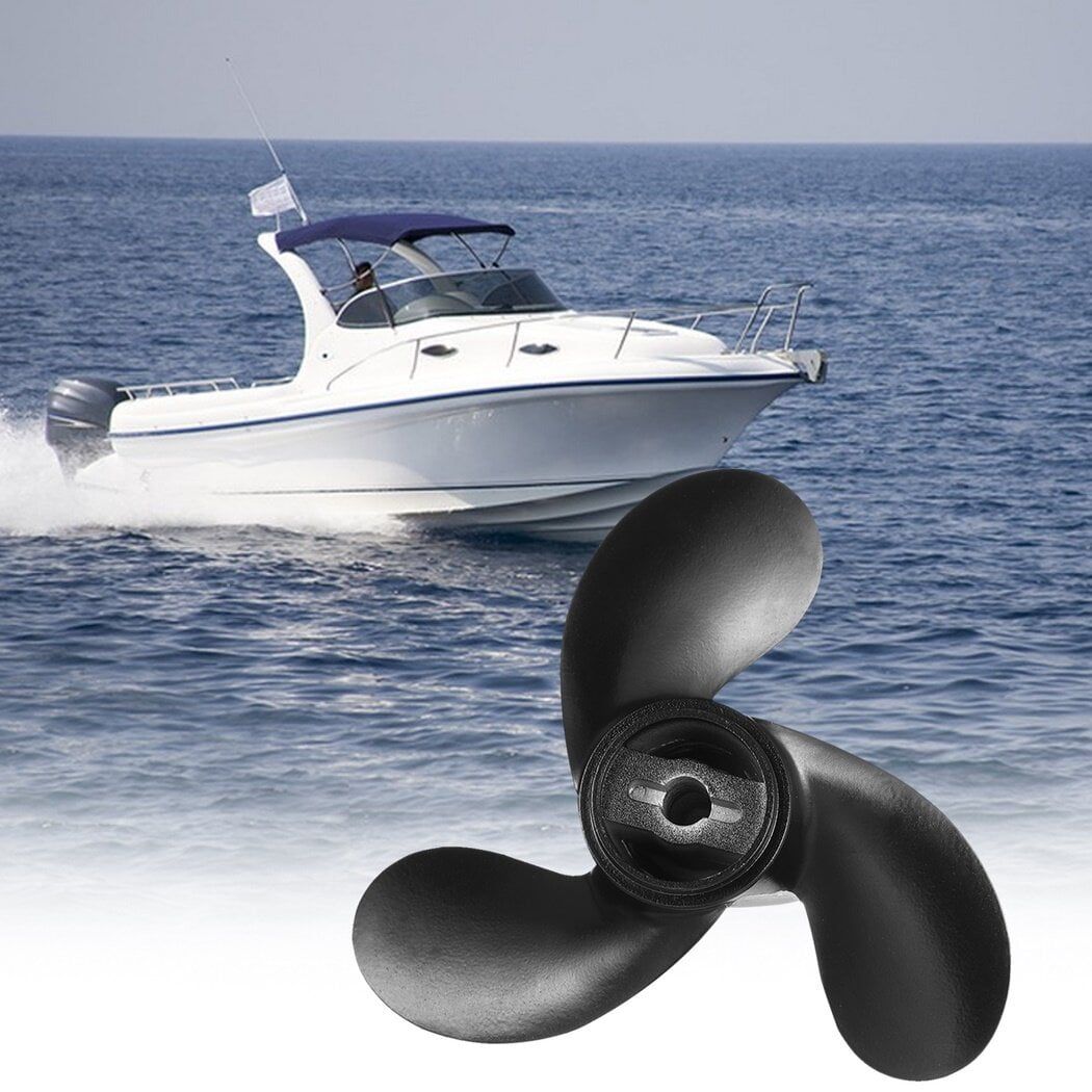 F6 Aluminum Alloy Propeller, Durable Boat Propeller, 3 Blades Outboard ...