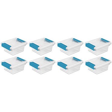 Sterilite Small Clip Box Plastic, Clear - Walmart.com