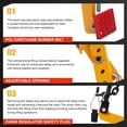 puresly 1323 Lbs Heavy Duty Stone Scissor Lifter Clamp Adjustable Range ...