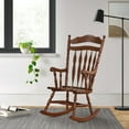 Aylin Traditional Nostalgia Arrow Back Rocking Chair, Solid Wood ...