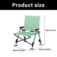 Foldable Seat Portable Fishing Chair with Steel Frame Suitable for ...