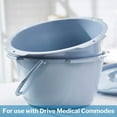 Drive Medical 11073300 Commode Splash Guard, Plastic HSA/FSA Eligible ...