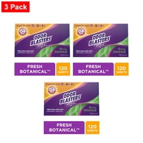 ARM & HAMMER Dryer Sheets 80ct Odor Blaster Fresh Burst - Walmart.com
