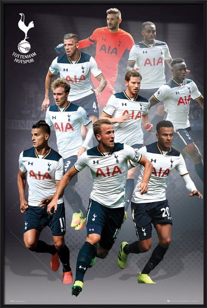 Tottenham Hotspurs - Framed Soccer Poster / Print (The Players - 2016/ ...