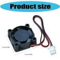 2510 Brushless Fan DC5V 12V 24V Graphics Card Fan for Airflows in Small ...