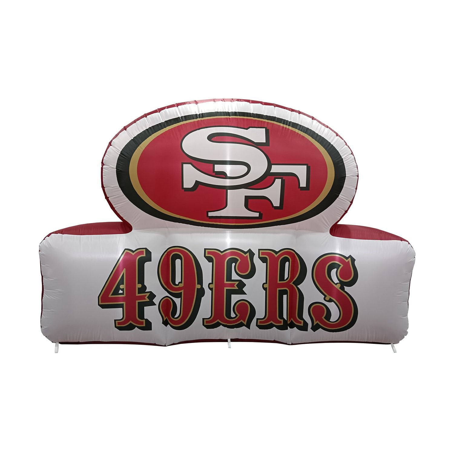 Logo Brands San Francisco 49ers Pre-Lit 7’x10’ Team Inflatable ...