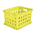 (6 pack) Sterilite File Crate Plastic, Lemon Lime - Walmart.com