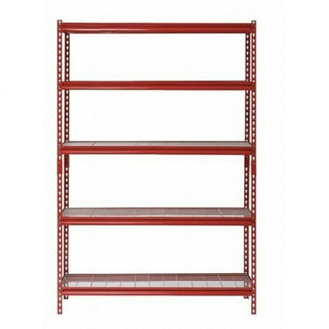 Muscle Rack 48"W x 18"D x 72"H 5-Shelf Steel Wire Shelving Unit, 2500 ...