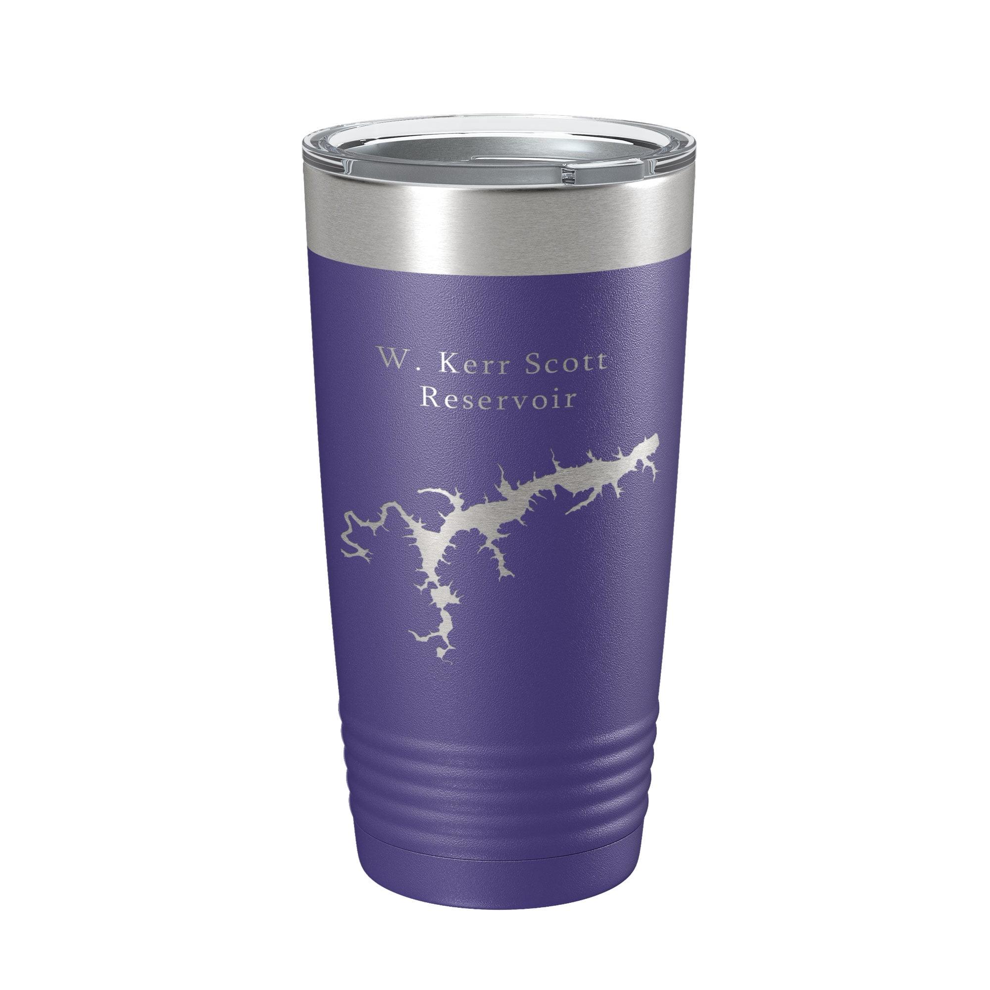 W. Kerr Scott Reservoir Tumbler Lake Map Travel Mug Insulated Laser ...