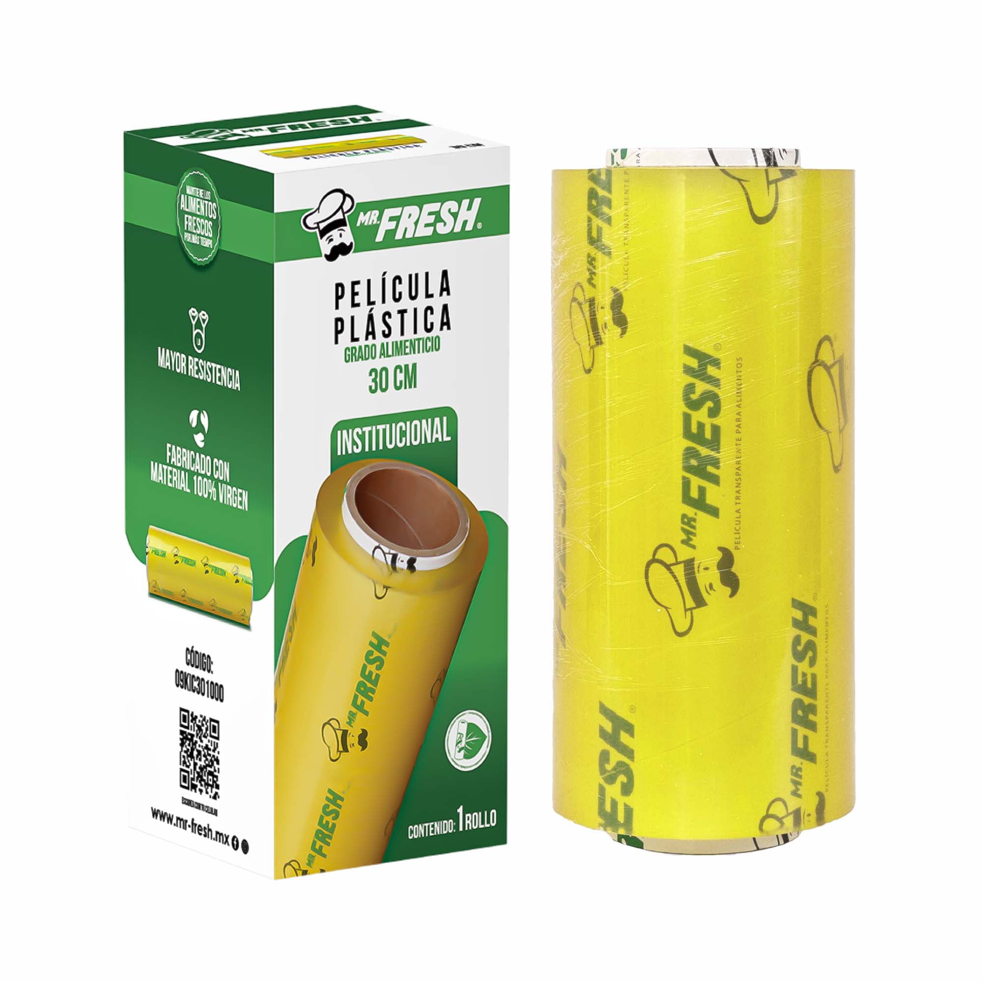 MR. FRESH, Vitafilm de Grado Alimenticio, 30 cm Modelo Institucional 1 ...