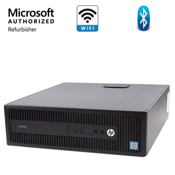 Restored HP ProDesk 600 G2 SFF Desktop Computer, Core i5 8GB 512GB SSD Bluetooth Wi-Fi ...