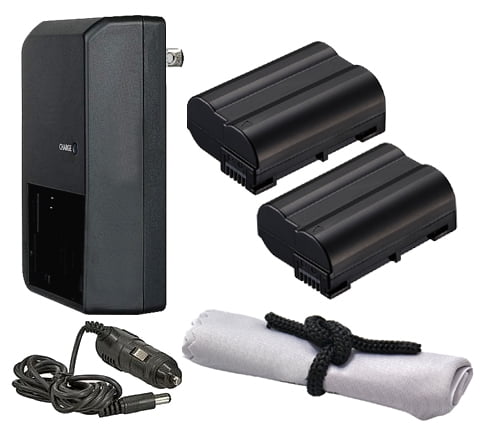 Nikon D610 'Intelligent' Batteries (2 Units) + AC/DC Travel Charger ...
