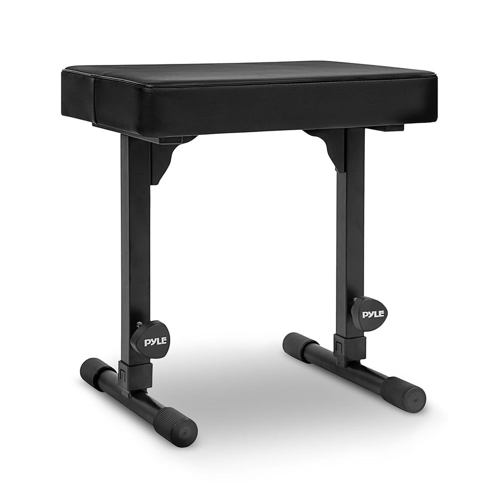 Pyle Adjustable Bench Portable Stool for Electronic Digital Keyboard ...